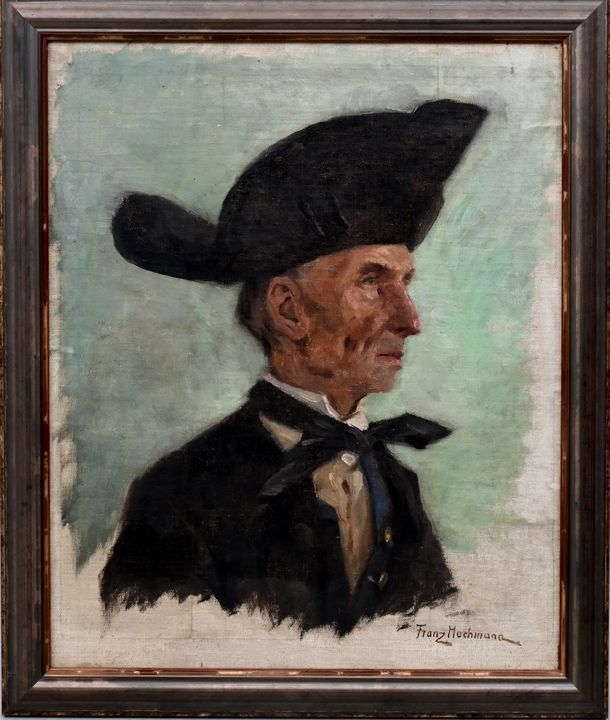 Franz Gustav Hochmann | Portrait of a man with traditional costume of ...