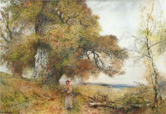 Frederick Hines | GATHERING FAGGOTS | MutualArt