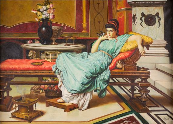 Virginio Monti | Interno neoclassico | MutualArt