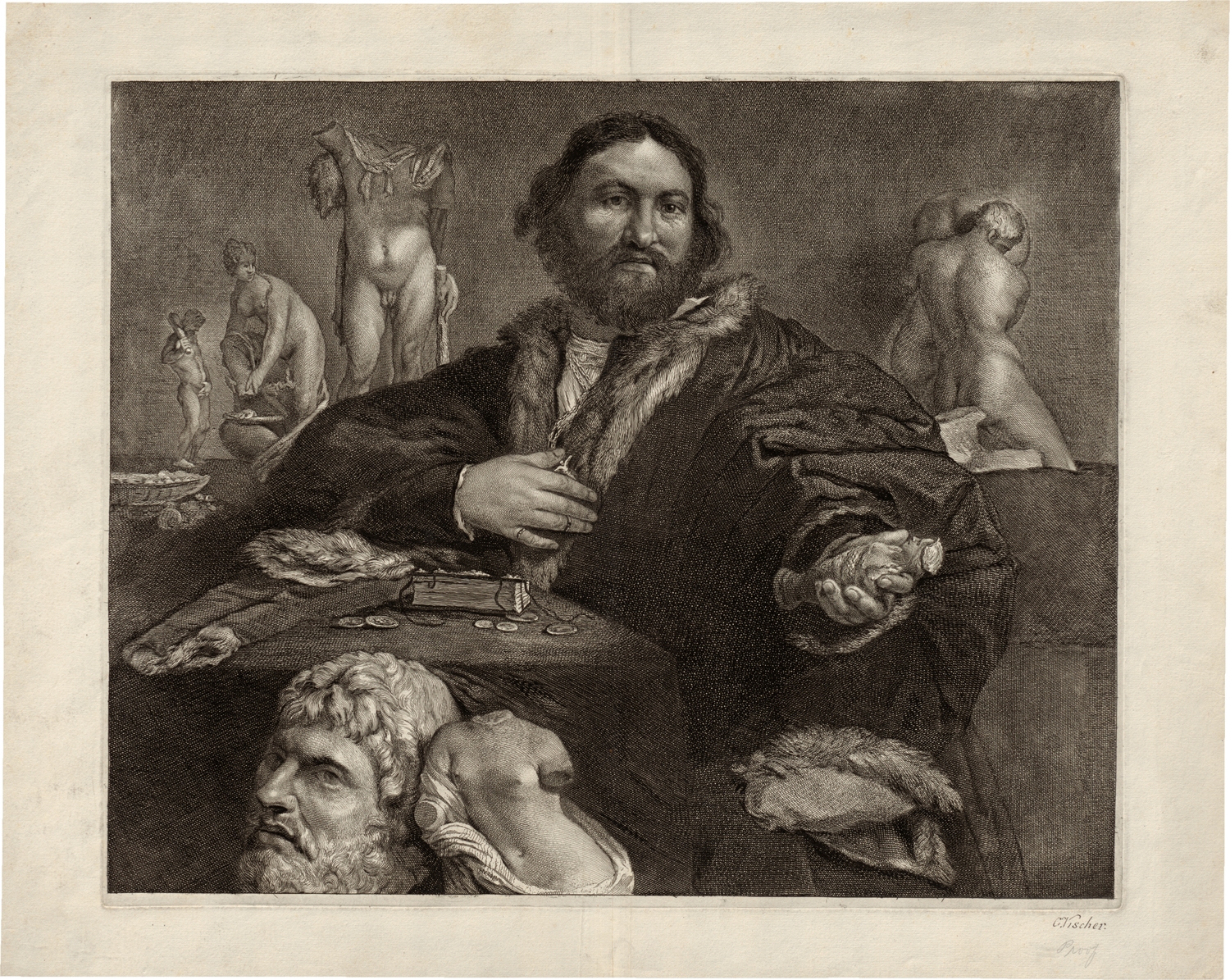 Lorenzo Lotto | Bildnis des Kunstsammlers Andrea Odoni | MutualArt