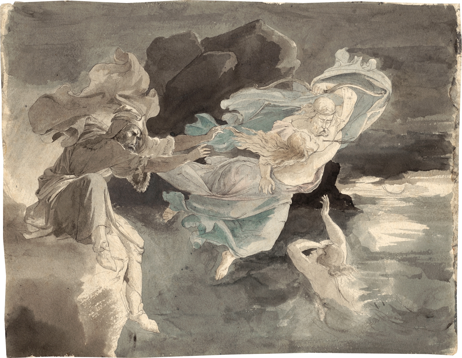 Ferdinand Fellner | Ein von einem Pfeil getroffener Krieger wird von ...