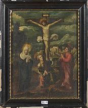 Flemish School, 16th Century | La Crucifixion | MutualArt