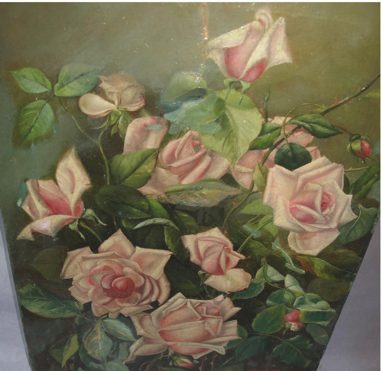 Elisabeth Keyser | Pink roses | MutualArt