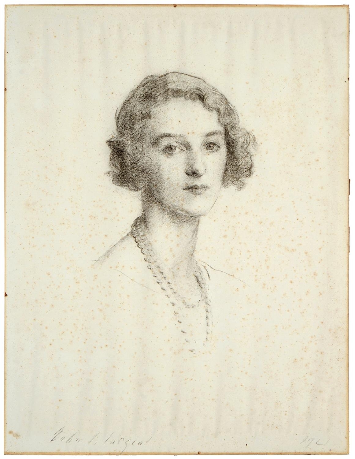 John Singer Sargent | Portrait of Mrs. Theodore Frothingham, Jr. (born ...