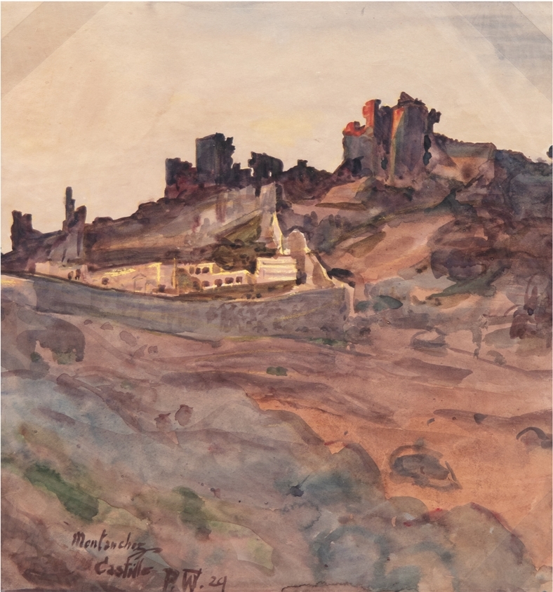 Paul Weiser | Friedhof und Maurisches Castell in Montanchez (1929 ...