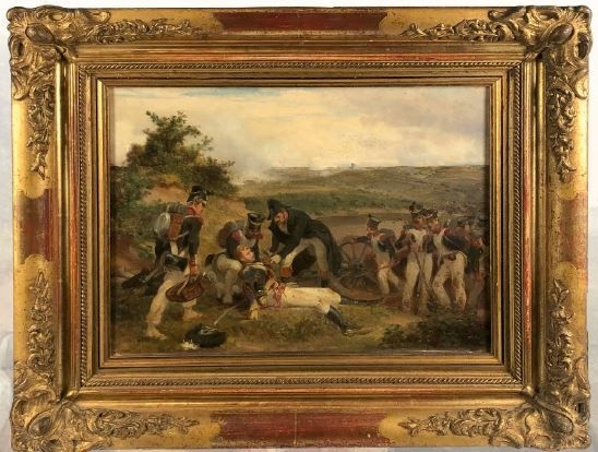 Félix Henri Emmanuel Philippoteaux | General Ponsonby wounded at the ...