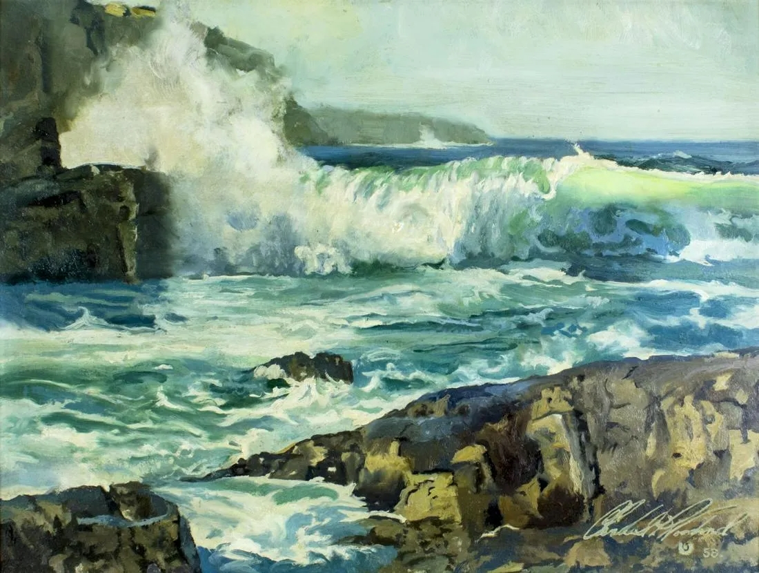 Charles P. Woolford | Seascape (1958) | MutualArt