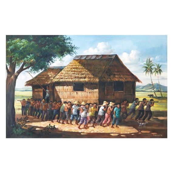 Robert Vecino | a) Bayanihan I and II b) Bayanihan III | MutualArt