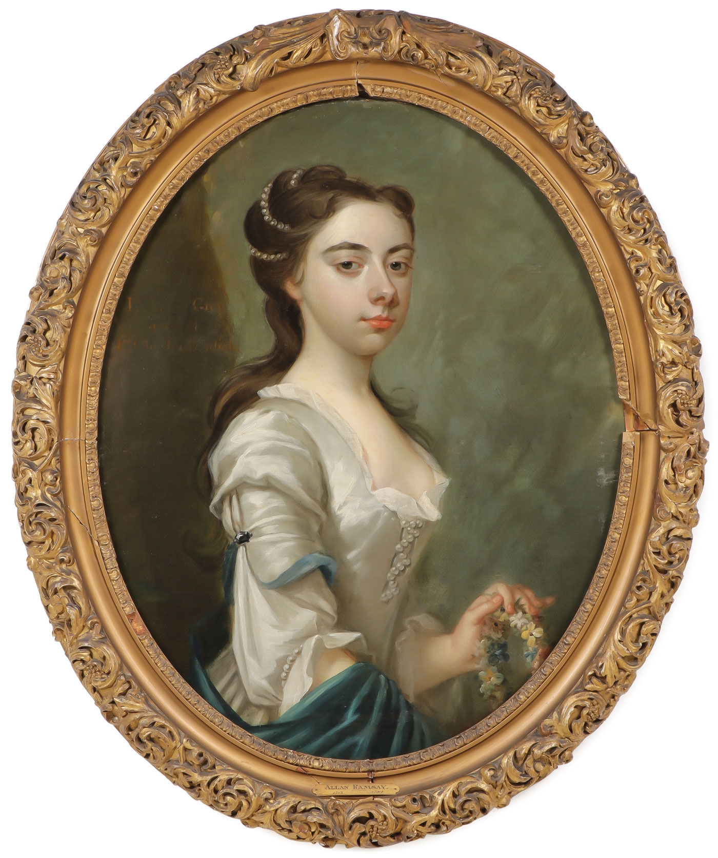 Allan Ramsay | Portrait of Lady Anne Grey-Cavendish | MutualArt