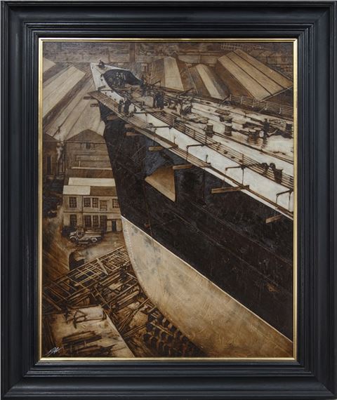 Ryan Mutter | A LARGE UNTITLED OIL BY RYAN MUTTER | MutualArt