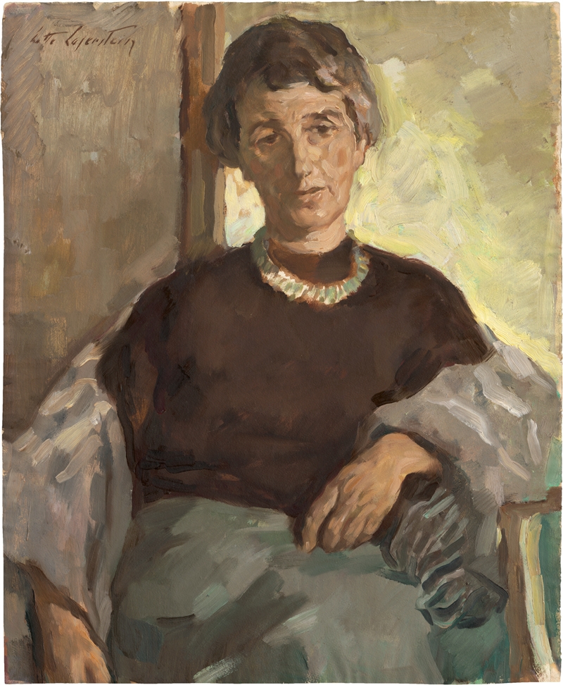 Lotte Laserstein | Porträt Traute Rose (1980) | MutualArt