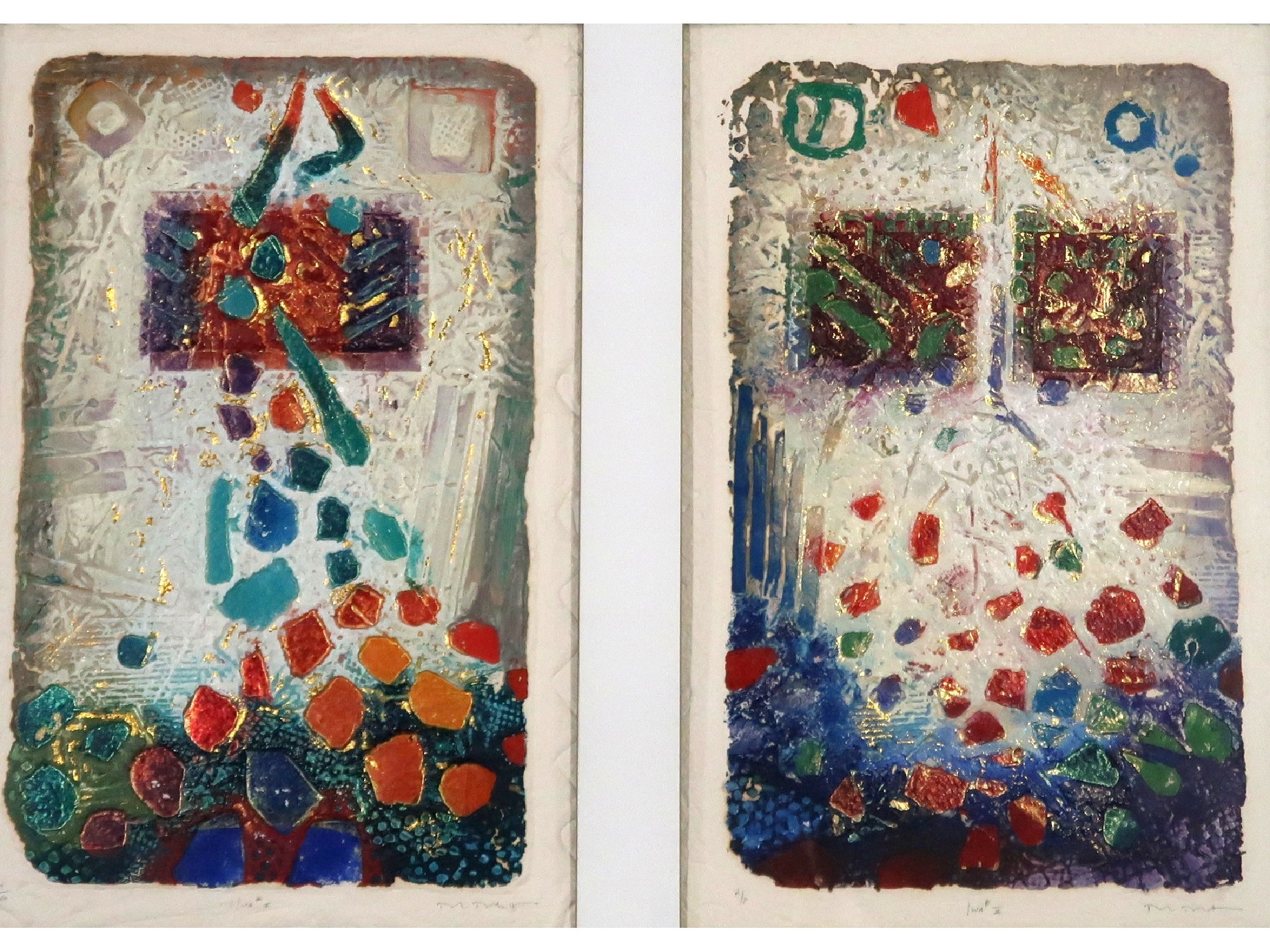 David Dodsworth | Dyptich IWA# I and IWA# II; Rebus# I | MutualArt