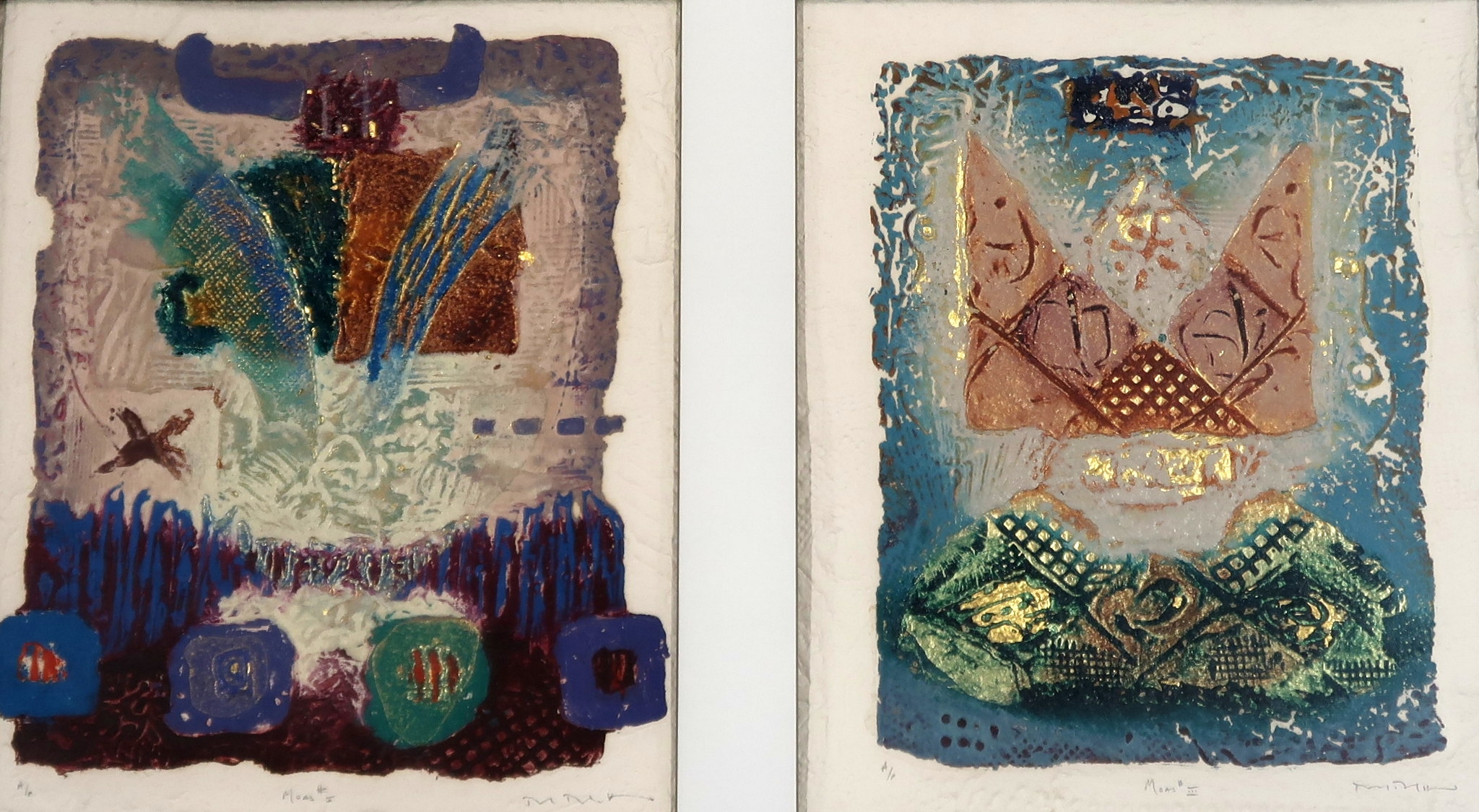 David Dodsworth | Dyptich Moas # I and Moas # II; Sonona# I | MutualArt