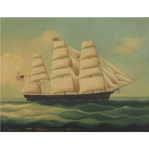 Chinese School, 19th Century | AMERICAN CLIPPER SHIP GOLDEN STATE ...