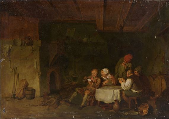Pierre-Alexandre Wille | Card players in a tavern | MutualArt
