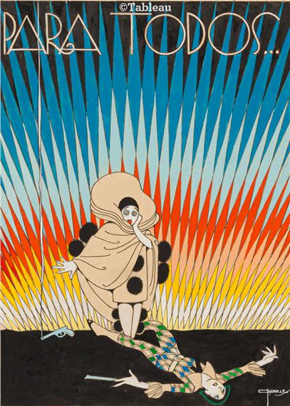 J. Carlos | Capa da revista para todos | MutualArt