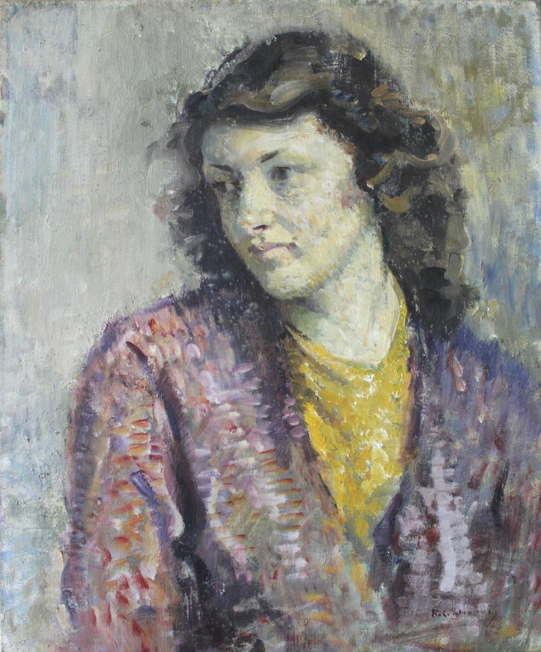 RICHARD COPELAND WEATHERBY | PORTRAIT OF MISS MORWENNA BOLITHO | MutualArt