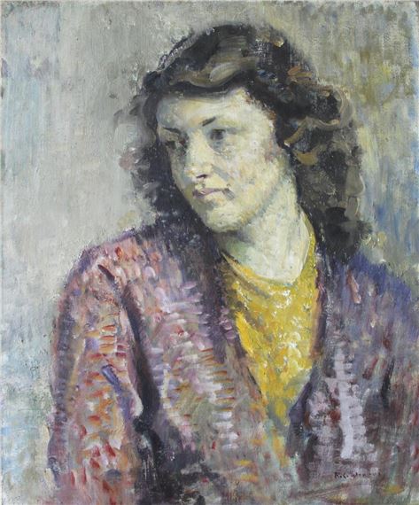 RICHARD COPELAND WEATHERBY | PORTRAIT OF MISS MORWENNA BOLITHO | MutualArt