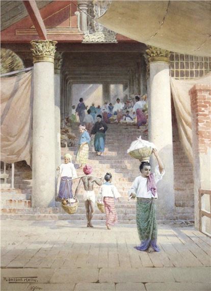 Robert George Talbot Kelly | A SCENE IN BURMA (1904) | MutualArt