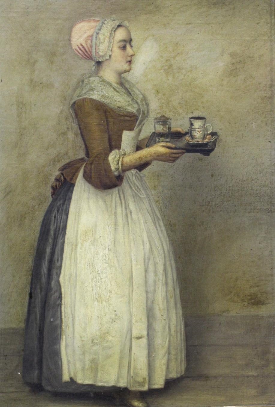 Jean-Étienne‏ Liotard | LA BELLE CHOCOLATIERE (1856) | MutualArt