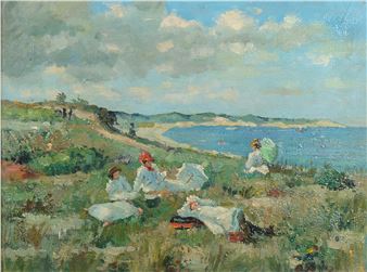 Claude Monet | Iris mauves (1914 - 1917) | MutualArt