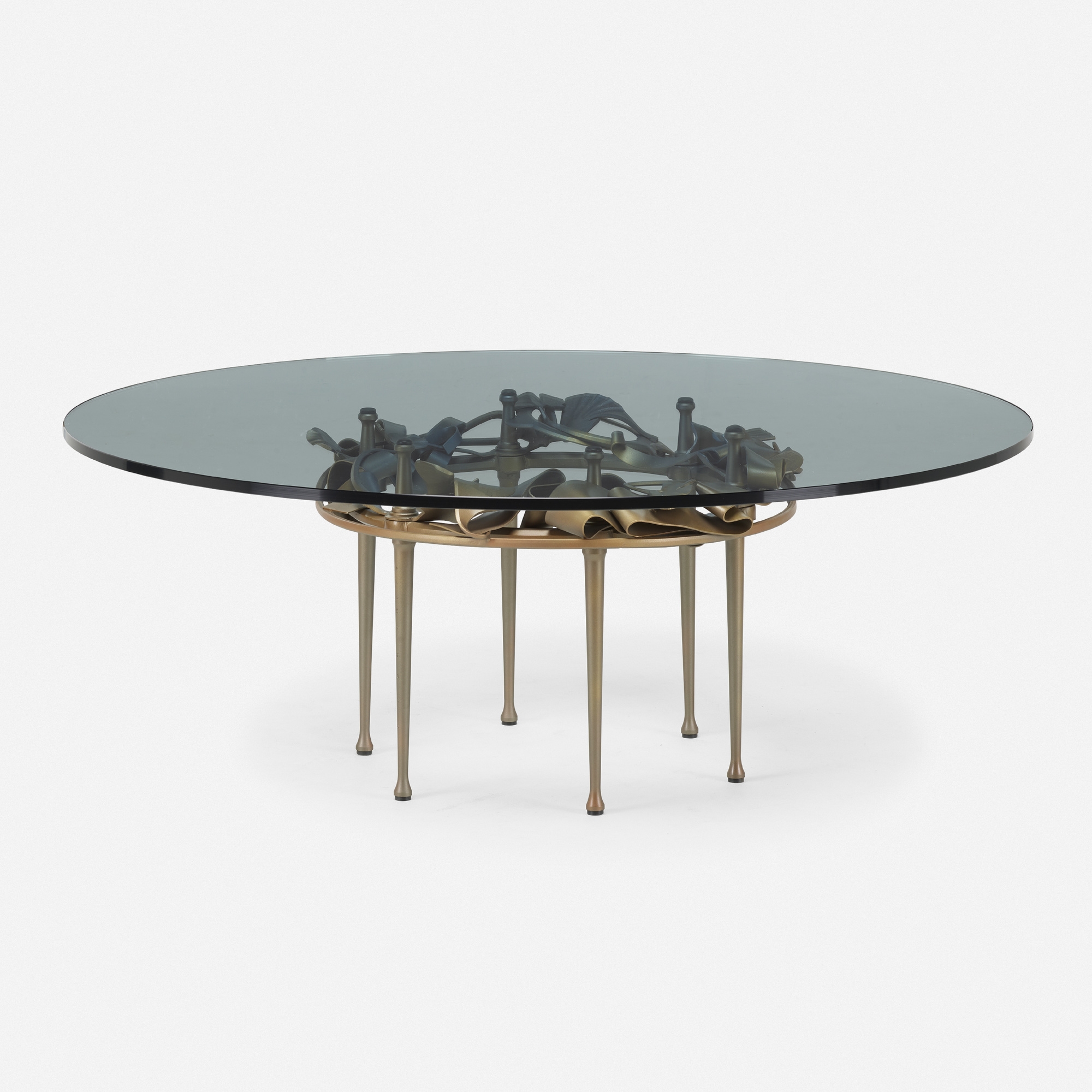 Albert Paley | Rare New Leaf coffee table | MutualArt