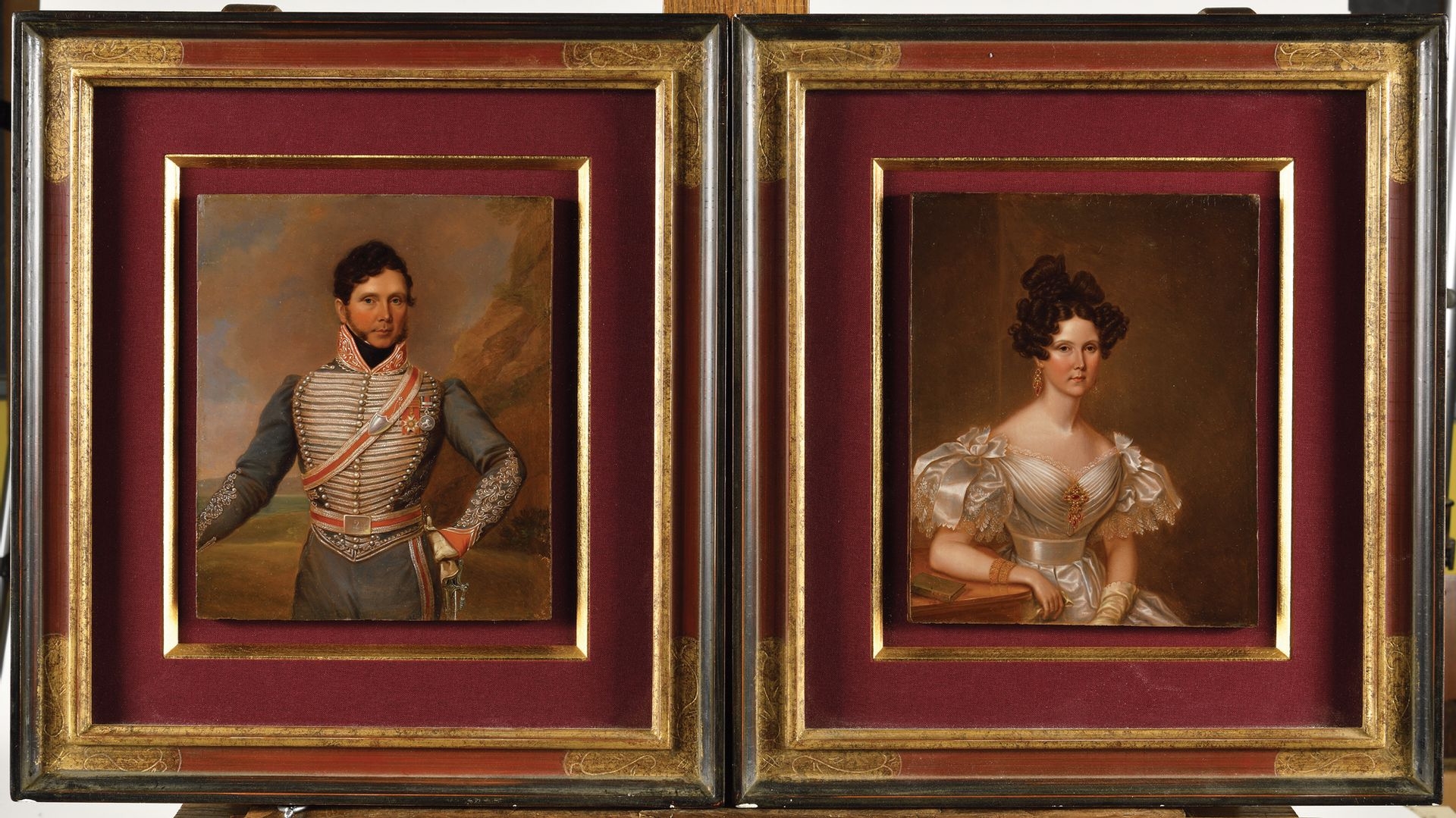 Robert Trewick Bone | Portrait of an Officer of the 2nd Regiment of ...