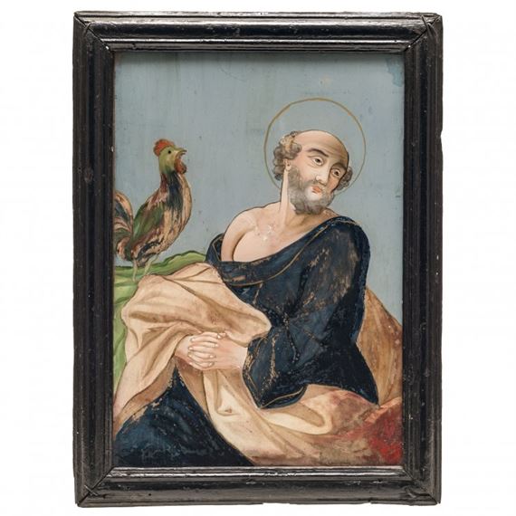 German School, 18th Century | Hl. Petrus mit dem Hahn (1780) | MutualArt