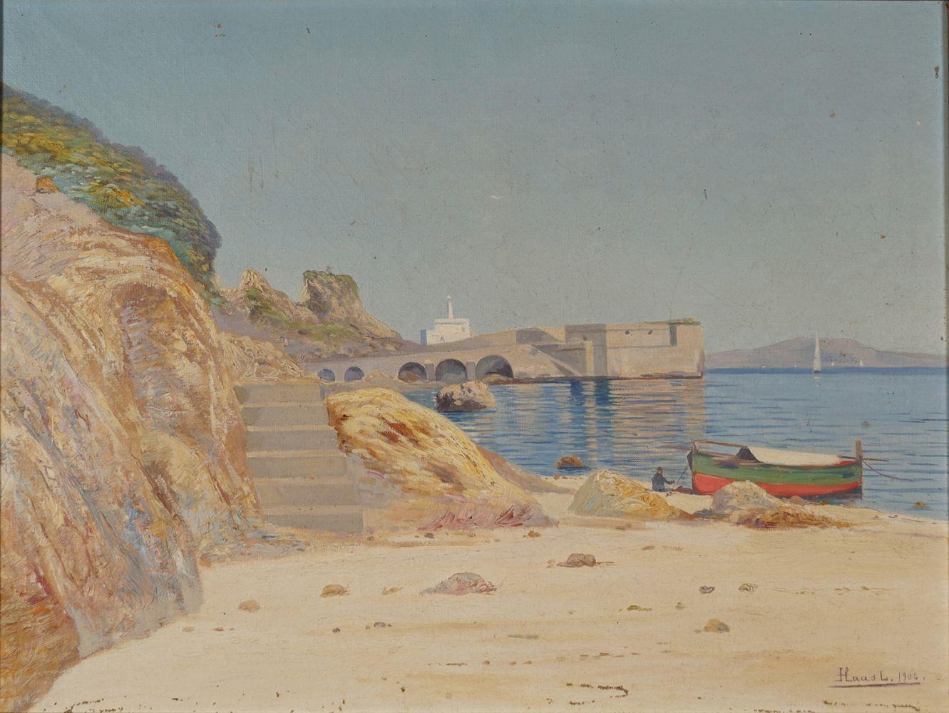 Louis Haas | Mediterranean Seashore | MutualArt