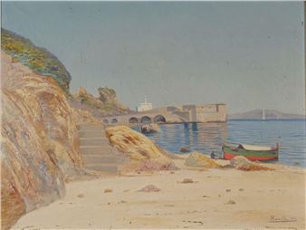 Louis Haas | Mediterranean Seashore | MutualArt