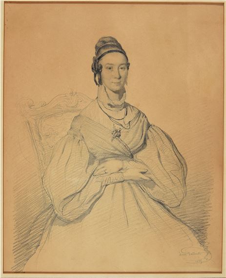 Louis Gallait | Portrait of a lady (1885) | MutualArt