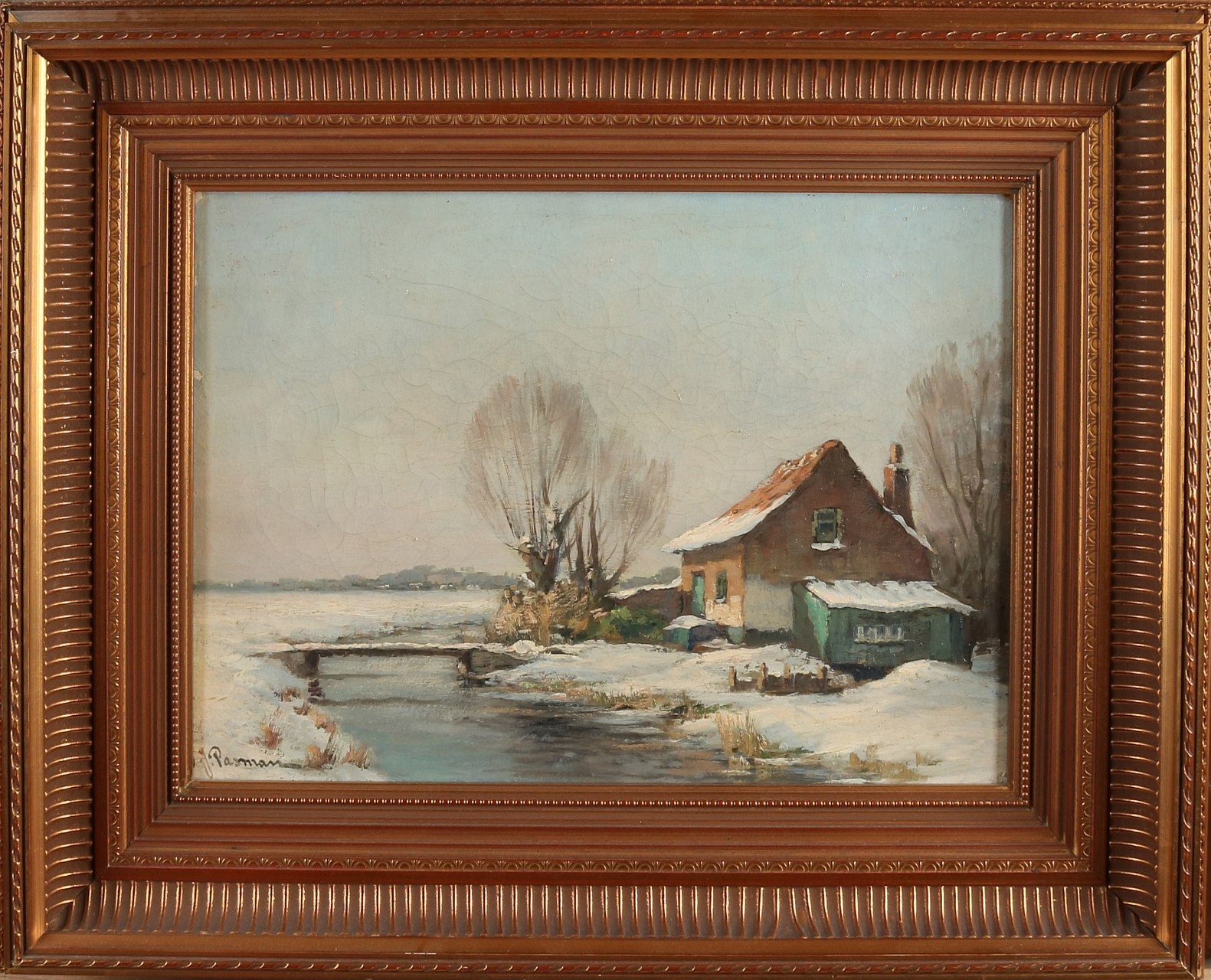 Willem J. Pasman | Wintergezicht | MutualArt