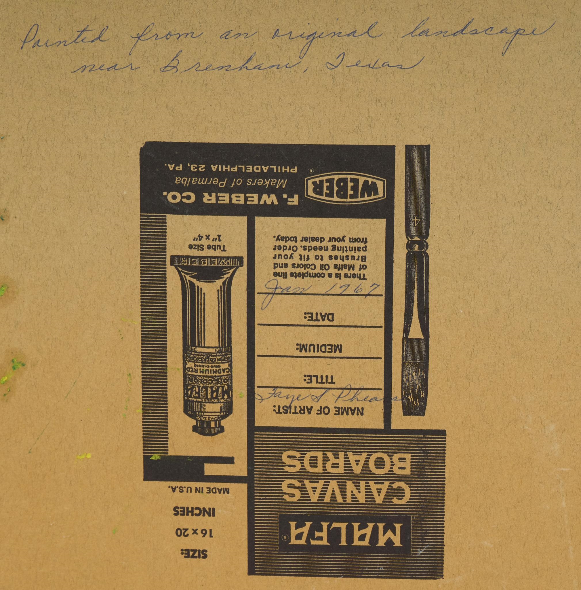 Feye S. Phears | bluebonnet landscape | MutualArt