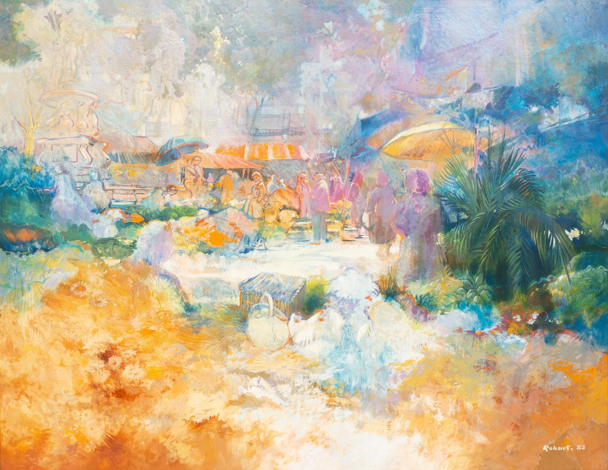 Patrick Robart | Marche aux Herbes (1983) | MutualArt