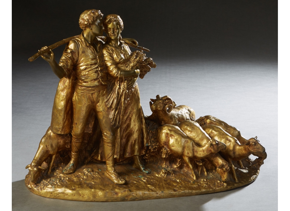 Joseph d'Aste | Putti hugging each other | MutualArt