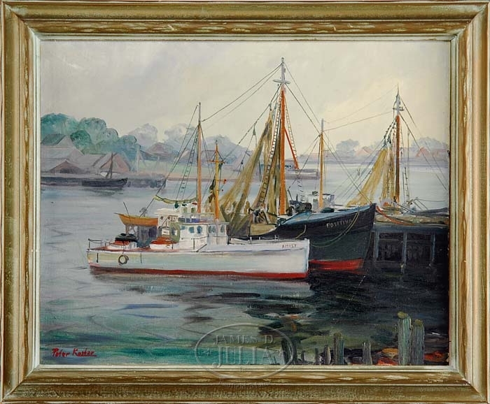 Peter Koster | HARBOR SCENE | MutualArt