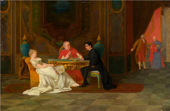 Alexander Antonowich Rizzoni | Cardinal at Reception (1883) | MutualArt