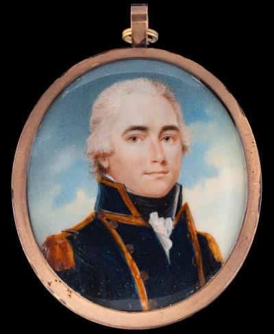 Henry Bone | A Miniature Portrait of Admiral John Tremayne Rodd [1769 ...