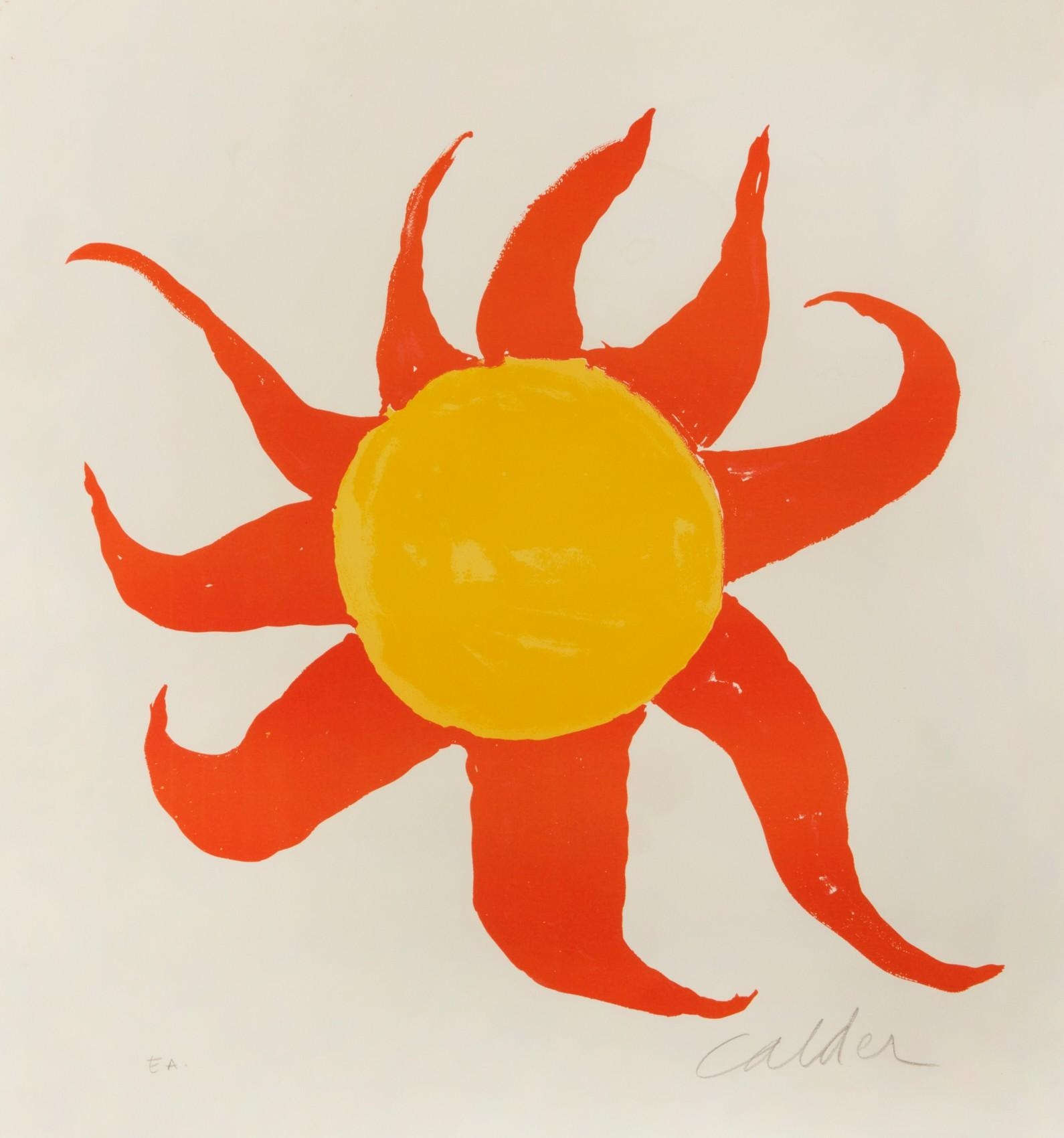 Alexander Calder | Red Sun | MutualArt