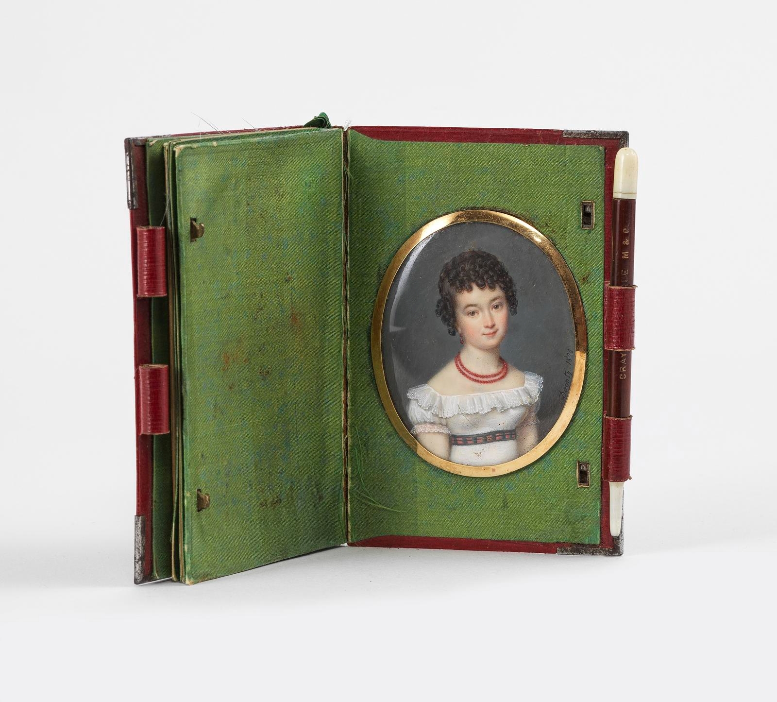 Pierre Edouard Gautier d'Agoty | Portrait de jeune fille (1820) | MutualArt