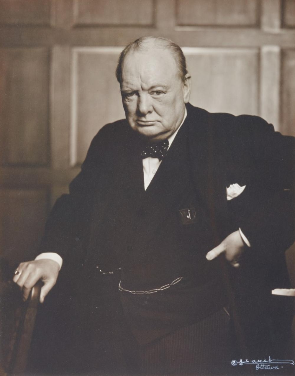Yousuf Karsh | Portrait of Winston Churchill | MutualArt