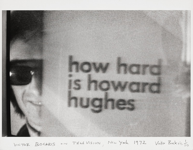 Victor Bockris | Victor Bockris on television, New York (1972) | MutualArt