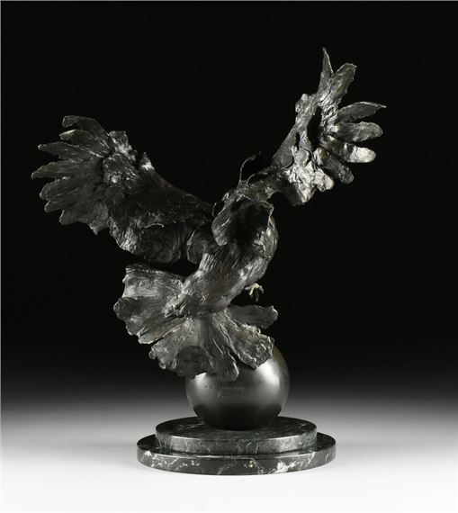 Sandy Scott | Dove on Sphere (1985) | MutualArt