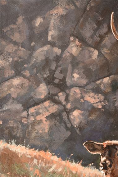 Kobus Moller | Stag with Calves (1998) | MutualArt