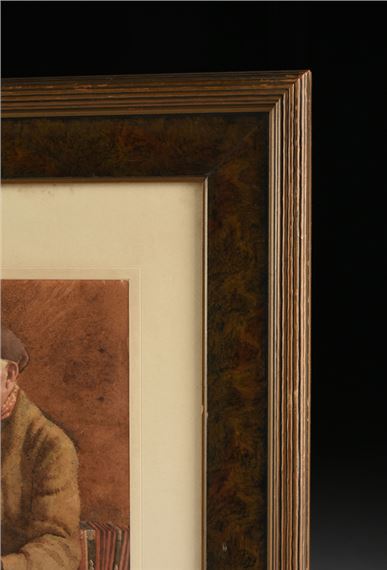 Arthur Ralph Middleton Todd | Man with Mustache Reading | MutualArt