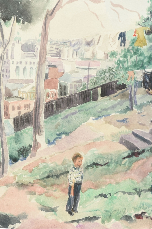 Paul Sample | At the Homestead | MutualArt