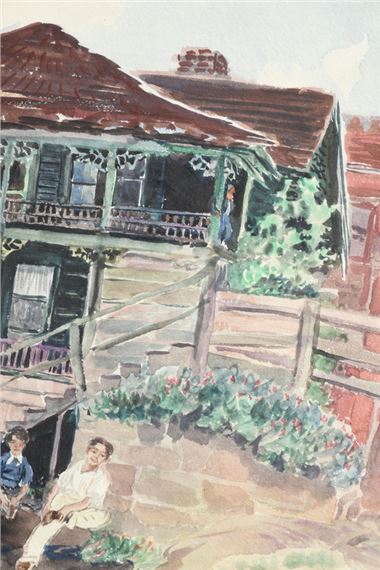 Paul Sample | At the Homestead | MutualArt