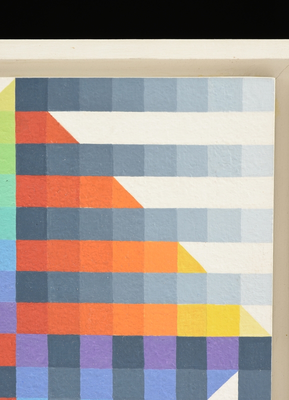 Sybil Edwards | AN OP ART COLOR THEORY PAINTING (1972) | MutualArt