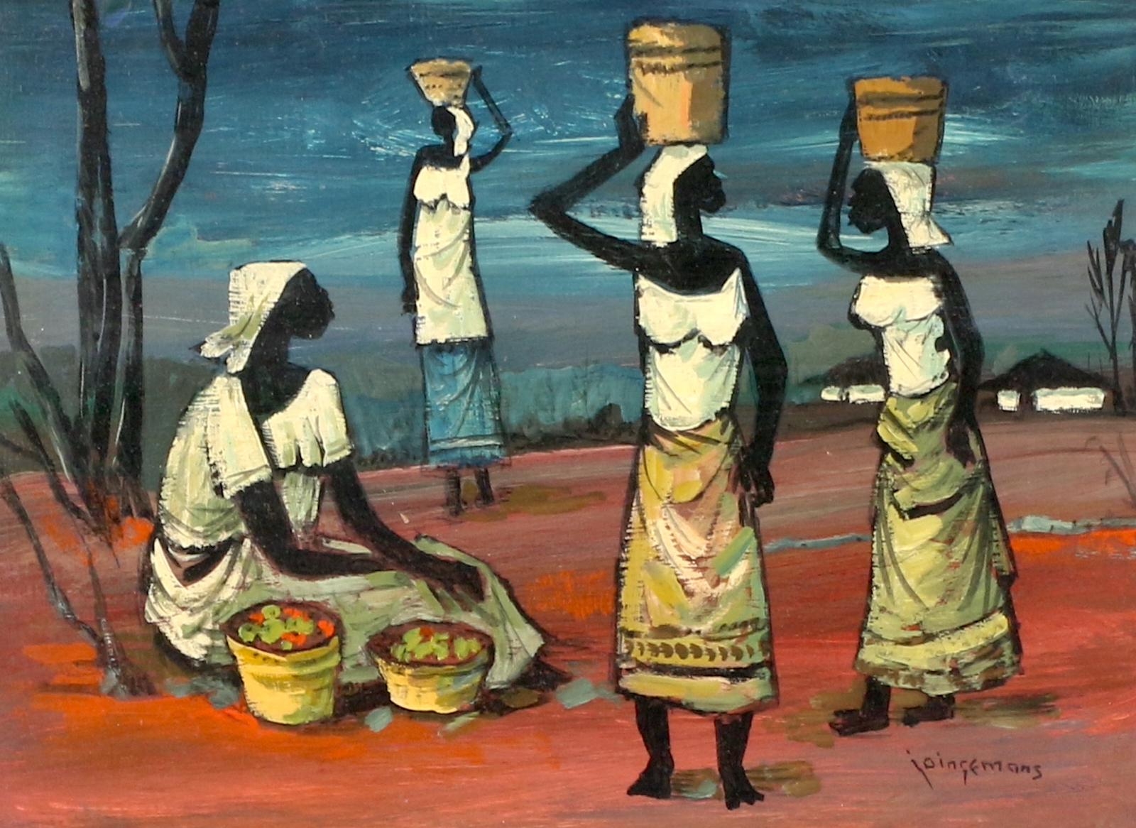 Johannes Wilhelmus Dingemans | FOUR AFRICAN WOMEN | MutualArt