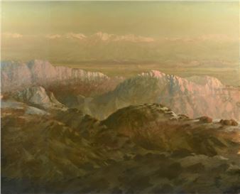 David Caton | Sunset in the Lowlands | MutualArt